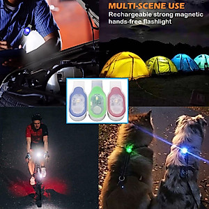 Nurse Nightshift Hands Free Lightweight Emergency Flashlight Hands Free LED Flashlights Clip-on Flashlight Suitable for Walking Running Pets Outdoor Activities
