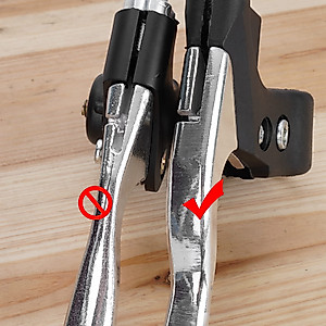 RUTU 7/8" Aluminum Left Brake Lever - 22mm Universal Motorcycle Brake Lever - Compatible with CRF XR 80 100 CRF80 XR200 SSR 125cc Roketa Baja Moped Pit Dirt Motor Bike Motocross