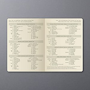 Sigel C2401 Conceptum Weekly Planner 2023/2024, Approx. A5, Approx. A5, Black, Hardcover, 2 Pages = 1 Week, 256 Pages