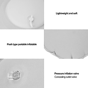 Neck Pillow Travel Neck Pillows Inflatable, Compact Portable Head and Neck Support Pillows, Small U Shape Headrest Cushion for Car Office