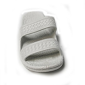 Kali Footwear Women's Jesus Hawaii Open Toe Double Strap Hawaiian Sandals Simple White 11