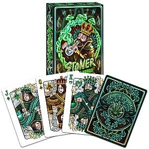 HAAKUN High Psychedelic Paper Playing Cards Beach Pool Cruise Home Lake Indoor Camping Accessories Birthday Gifts for Women Men Adults Cool Trippy Board Game Play