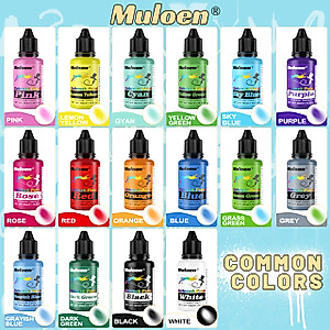 Airbrush Paint Set - 24 Colors Ready to Spray Airbrush Kit With 2 Cleaning Brush, Water Based Acrylic Air Brush Paint Kit for Artists and Beginners - 1.76 fl oz