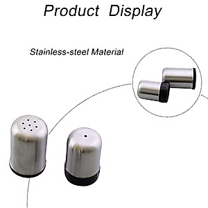 QUANXILXU Salt and Pepper Shakers 2 Pcs Salt and Pepper Pots Portable Multifunction Pepper Dispensers for Sugar Salt and Other Spices