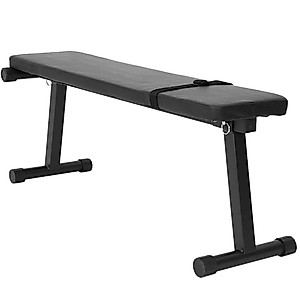 MiaoC Sit Up Bench, Capacity Weight Bench, Flat Dumbbell Bench Workout Weightlifting Gym for Indoor Sports Activities(US in Stock)