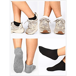 150 Pairs Low Cut Ankle Socks Pack Comfortable Wicking Lightweight Ankle Sock Casual No Show Short Socks for Men Women (White, Black and Gray)