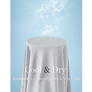 Boladeci Swim Shirt Women Rashguard Long Sleeve Shirt Quick Dry UPF 50+ UV Protection Shirt Outdoor Workout Sport SPF Tops Sun Shirts Light Gray S