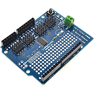 HiLetgo PCA9685 Servo Shield PCA9685 16 Channel 12-bit PWM Servo Driver Shield I2C Interface for Arduino