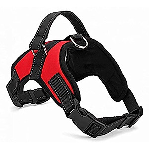 Copatchy No Pull Reflective Dog Harness (Small, red)