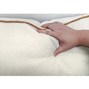 Woyomeub Couches for Living Room 82.5" Oversized 3 Seater Loveseat Sofa Teddy Fleece Fabric Sleeper Sofas