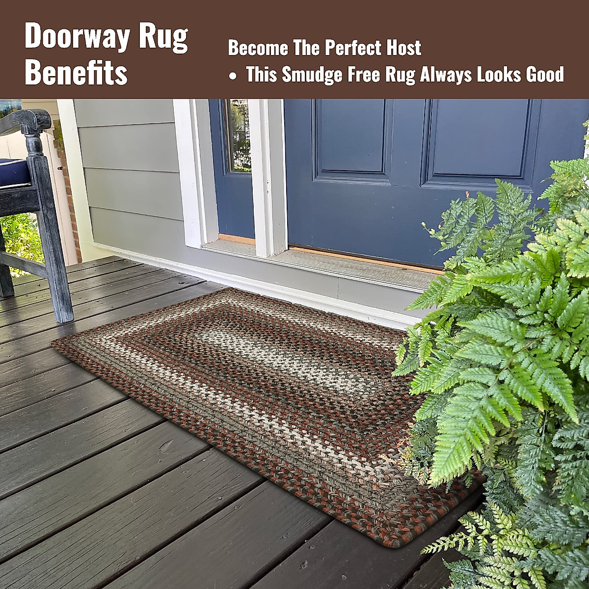 Midnight Moon Kitchen Rug Set [2PCS] 20x30" and 22x72" Grey-Black-Brown Colors. Washable Stain Resistant. Anti-Fatigue, Water Absorbing, Ergonomic Comfort Standing Mat. Use by Sink, Stove or Island