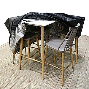 MKWEY Patio Bench Cover 67x45x28in, Patio Furniture Covers Outdoor Waterproof Dust-Proof Furniture Cover for Table Chair Sofa, Garden Furniture Covers Heavy Duty