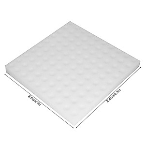 Fdit 100Pcs Hydroponic Sponge Planting Sponge Gardening Tool Seedling Sponges for Greenhouse