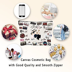 CTROW Kpop Stray Kids Makeup Bag,Stray Kids Toiletry Bag for Fans,SKZOO Character Travel Makeup Bag,SKZ Makeup Accessories,Stray Kids Zipper Makeup Bag, Fans Gifts for Best Friends Niece