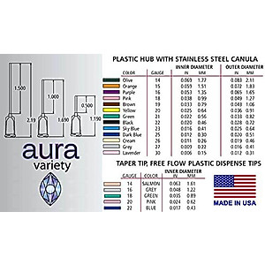 100-PIECES 26 GA X 1/2" Industrial Blunt TIP Dispensing Needle with LUER Lock