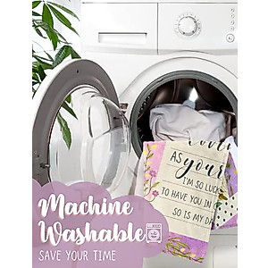 InnoBeta Bonus Mom Gifts, Bonus Mom Blanket, Stepmom Gifts, Mother's Day Birthday Gift for Stepmother, Bonus Mom, Stepmom, Thank You for Loving Me As Your Own, Soft Throw Blanket 50"x65"