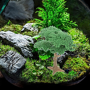 NUOBESTY 3pcs Fake Trees Model Train Miniature Scenery Architecture Trees Railroad Scenery Diorama Tree for DIY Scenery Landscape Dollhouse