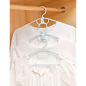 Hanger Hooks Hanger Organizer Cascading Clothes Hooks, Cascade Hangers to Create Up to 3X More Closet Space Connector Hooks Space Saving, Closet Organizer