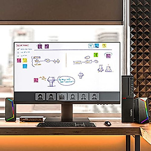 Lenovo Computer Desktop with Monitor 24 inch, Intel i7-6700 UP to 4.00GHz 16GB DDR4 New M.2 1TB NVMe SSD Wireless Keyboard & Mouse & Speakers Built in WiFi & BT Win10 Pro(Renewed)