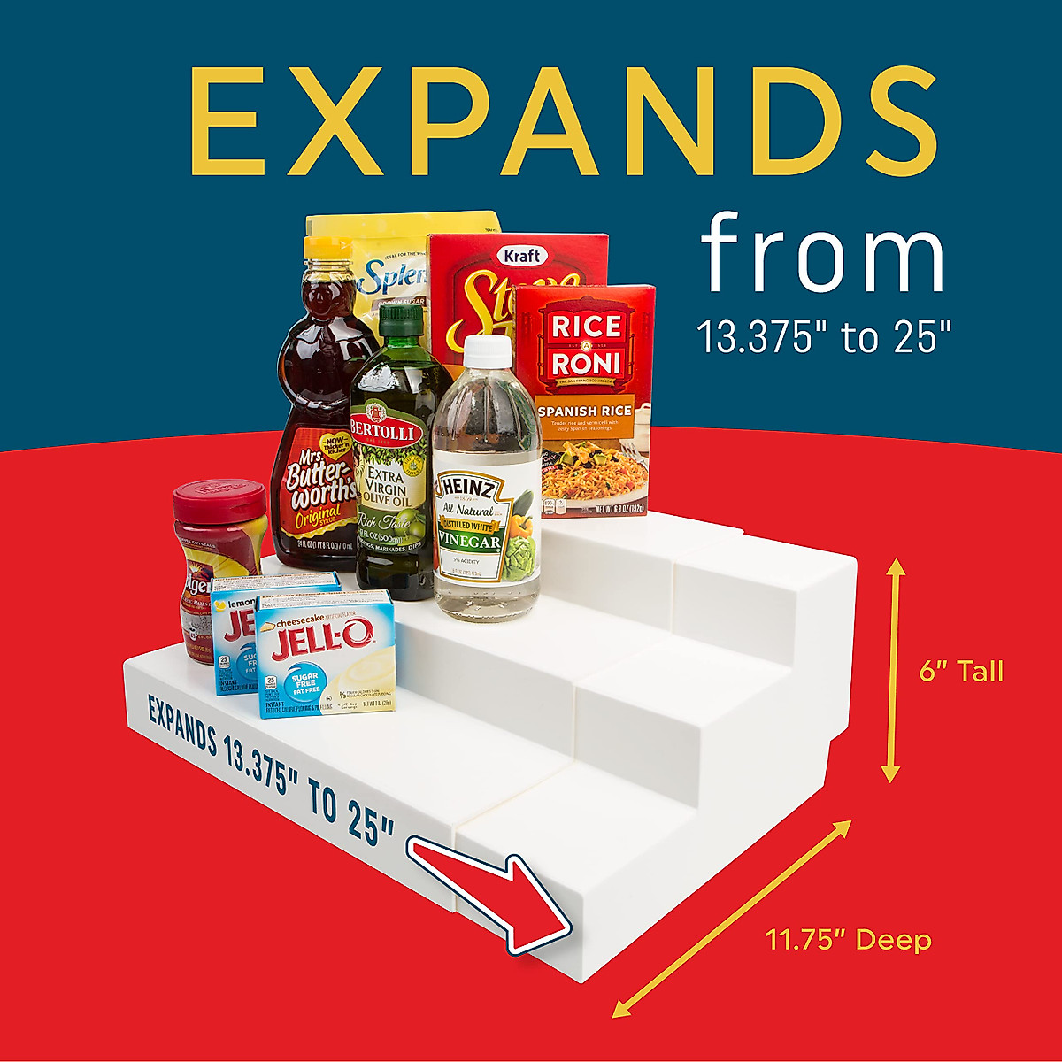 Dial Industries 01803 MEGA Expand A Shelf, White