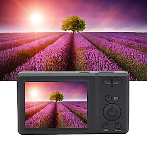 Camera, 2.7 Inch Digital Camera 56MP 4K 20X Continuous Shooting High Definition Flash for Kids Travel (Black)