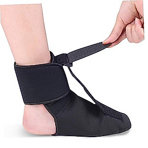 minkissy 2 pcs foot drop orthotics adjustable ankle brace drop foot support brace drop foot support orthotics night splint orthotics for plantar fasciitis tool stand Foot Orthosis soft sock