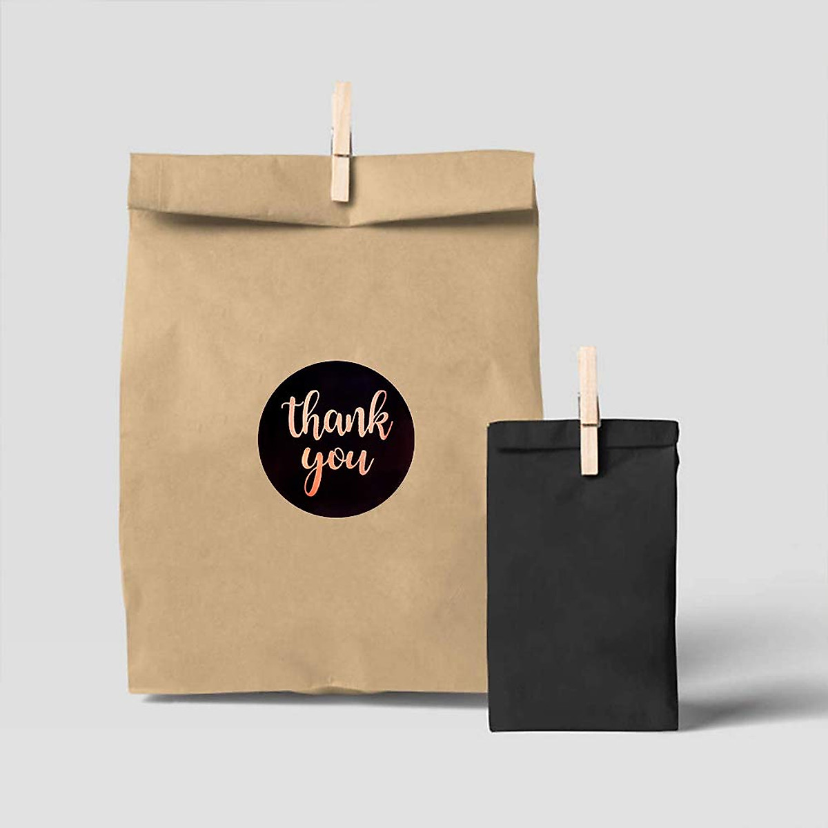 N/W Thank You Stickers Roll, Business Stickers, Envelopes Stickers, Packaging Bags Stickers, Boxes Stickers, Gifts for Sealing and Decoration Stickers, 500 Labels Per Roll