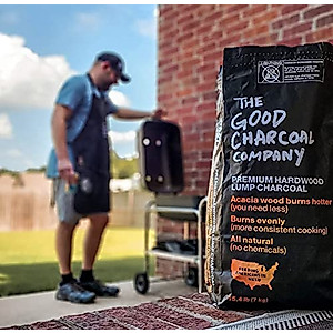 The Good Charcoal Company, Premium Acacia Hardwood Lump Charcoal