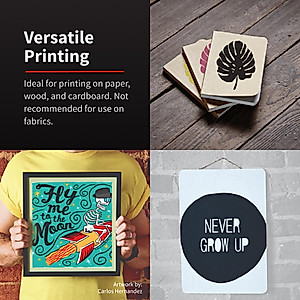 Speedball Acrylic Screen Printing Ink, 8-Ounce, Black