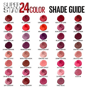 Maybelline New York Superstay 24, 2-step Lipcolor, Non-Stop Orange