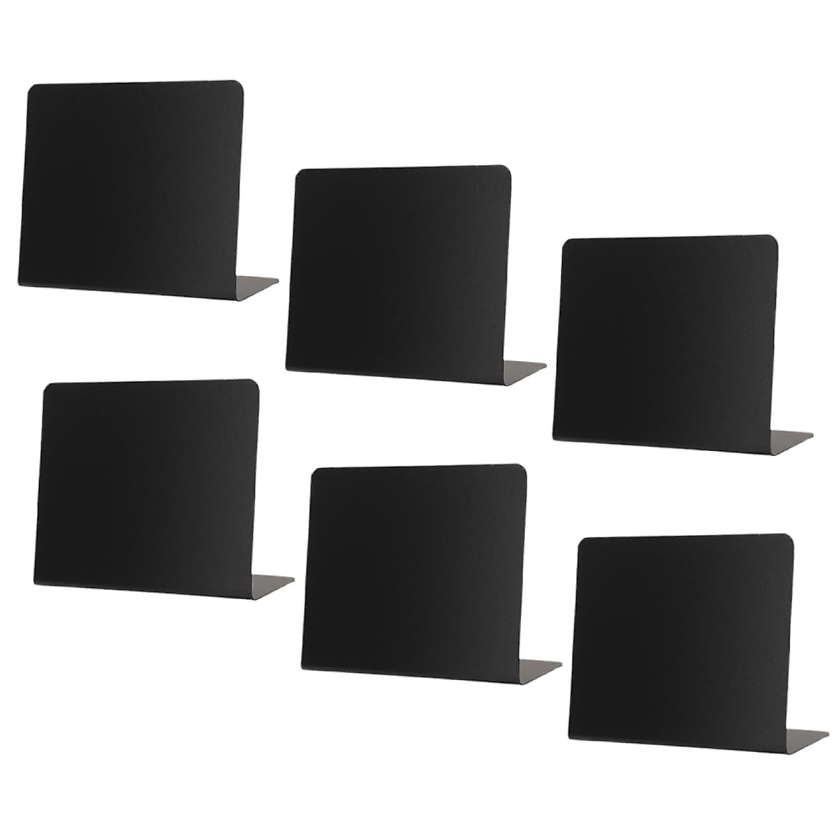 STOBOK 12 Pcs Desk Board Writing Pad Buffet Labels Writing Board Photo Stands Table Board Reusable Chalkboard Miniature Price List Food Card Small Blackboard PVC