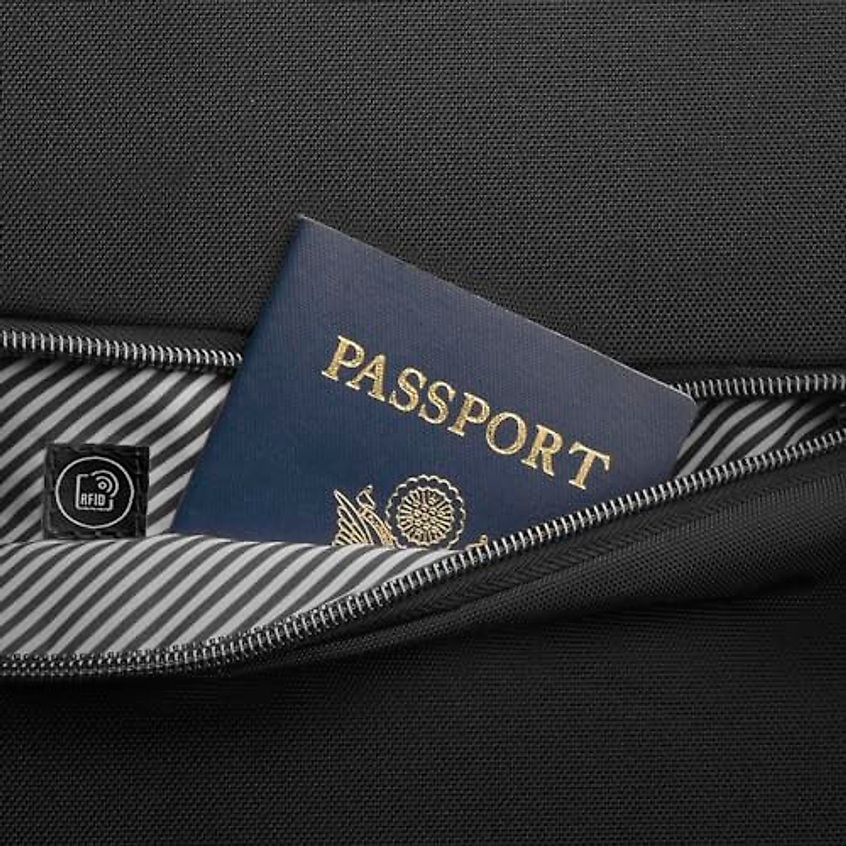 Solo New York Stealth Hybrid Backpack, Black - with Anti-Theft Features (Cut-Proof, Armored Zippers, & RFID Data Protection)