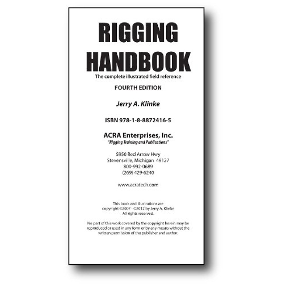 Rigging Handbook 4th Edition