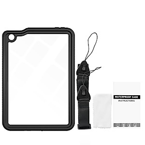 AICase iPad Mini 7 A17 Pro 2024 iPad Mini 6 2021 (6th Generation) 8.3 Inch Waterproof,Dustproof, Shockproof Case Cover with 360 Full-Body Protection with Lanyard for iPad Mini 8.3" 7th/6th Gen