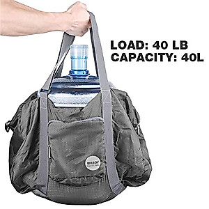 WANDF For Spirit Airlines Personal Item Bag 18x14x8 Foldable Travel Duffel Carry on Weekender Overnight for Women Men