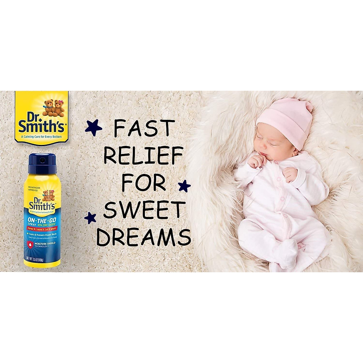 Dr. Smith's Quick Relief Diaper Rash Ointment, 2 Ounce - Pack of 2