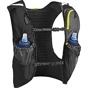 CamelBak Ultra Pro Hydration Vest 34 oz, Graphite/Sulphur Spring, L
