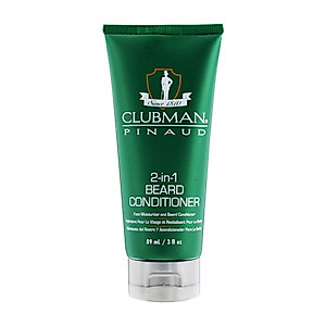 Clubman Beard 2-In-1 Conditioner 3 Ounce Tube (88ml) (3 Pack)