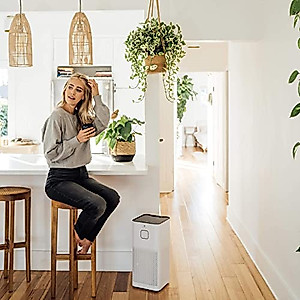 Medify MA-50 Air Purifier with H13 True HEPA Filter | 1100 sq ft Coverage | for Allergens, Wildfire Smoke, Dust, Odors, Pollen, Pet Dander | Quiet 99.7% Removal to 0.1 Microns | White, 1-Pack