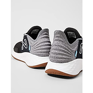 New Balance Women's Fresh Foam Roav V1 Sneaker, Black/Light Aluminum, 8