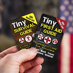 Tiny First Aid Guide: Emergency Medical Care for Anywhere - The Ultimate Step-by-Step, Everyday Carry: Survival Medicine Pocket, Micro-Guide (1 Tiny Guide & 1 Tiny Field Guide)
