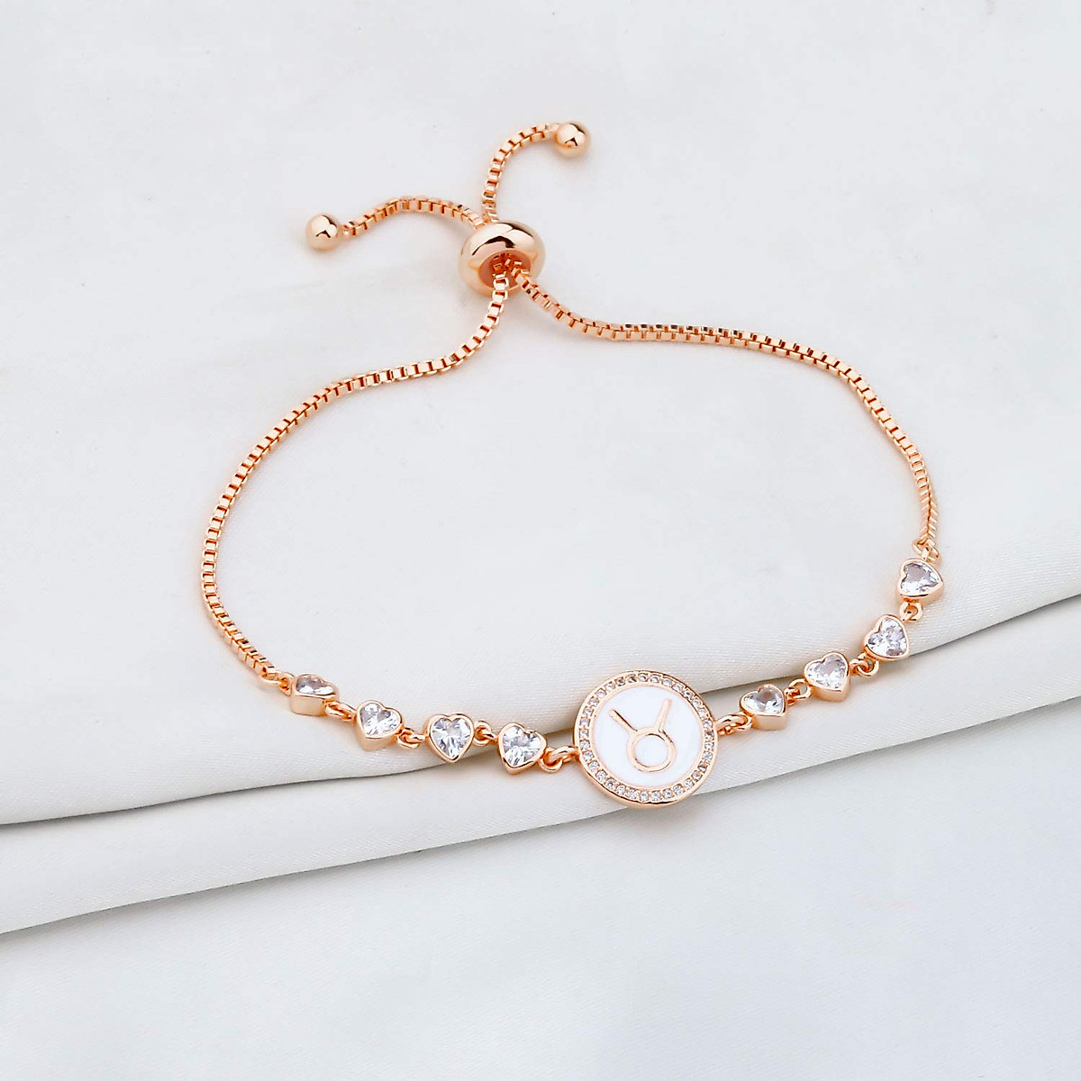 TGBJE Zodiac Constellation Bracelet Zodiac Sign Gift Horoscope Gift Birthday Gifts for Women (Taurus Bracelet)