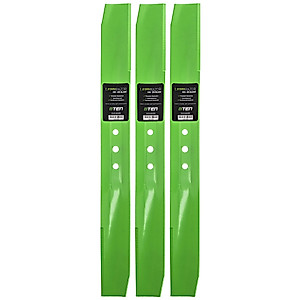 8TEN LawnRAZOR Mower Blade for Toro Recyclers Steel 22 inch Decks 108-9764-03 104-8697-03 131-4547-03 (Medium Lift) 3 Pack