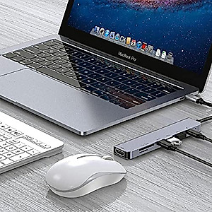 8-in-1 USB C Hub Type-C 3.1 to 4K HDMI-Compatible RJ45 USB SD/TF Card Reader PD Fast Charge USB Dock for MacBook Air Pro PC HUB
