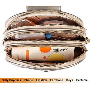 Tom Clovers Crossbody Bags for Women Shoulder Handbag Purse Trendy Design Cell Phone Wallet Bag