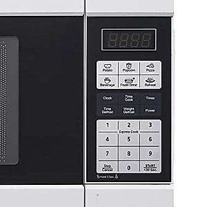 Avanti 0.9 cu. ft. 900 watts Microwave Oven Counter Top Touch pad 10 Power Level, 6 one-touch, Speed defrost setting, Cook/defrost by weight, Digital clock/timer, Child safety lock, in White (MT91K0W)