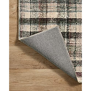 Loloi Chris Loves Julia x Humphrey Collection HUM-03 Forest/Multi, Contemporary 5'-0" x 7'-0" Area Rug feat. CloudPile™