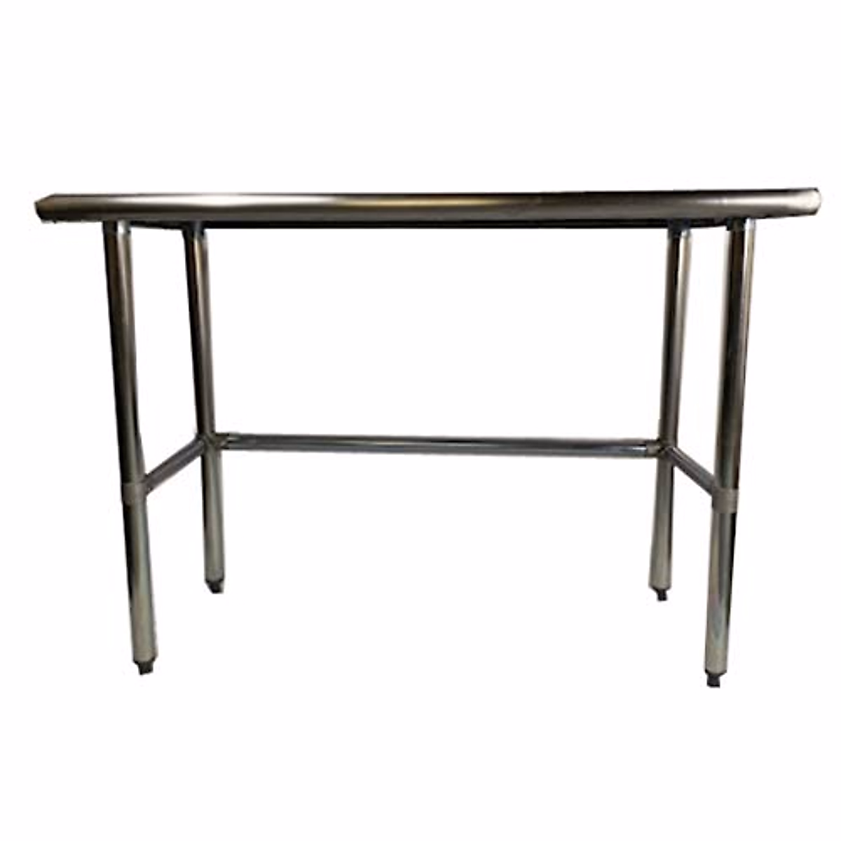 Commercial Stainless Steel Food Prep Work Table with Crossbar Open Base 24 x 30