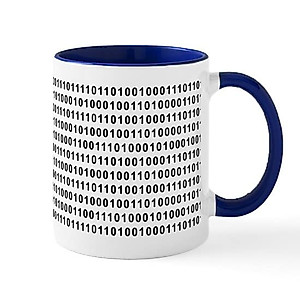 CafePress Binary Code 101 Mugs Ceramic Coffee Mug, Tea Cup 11 oz