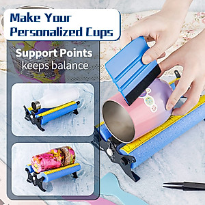 Cup Cradle for Tumblers, Foam Cup Holder with Measurements,Cup Holder,Cup Caddy Cuptisserie Storage Accessory Base Applying Ornament Vinyl Decal to Tumblers, Glass, Cups, Bottles